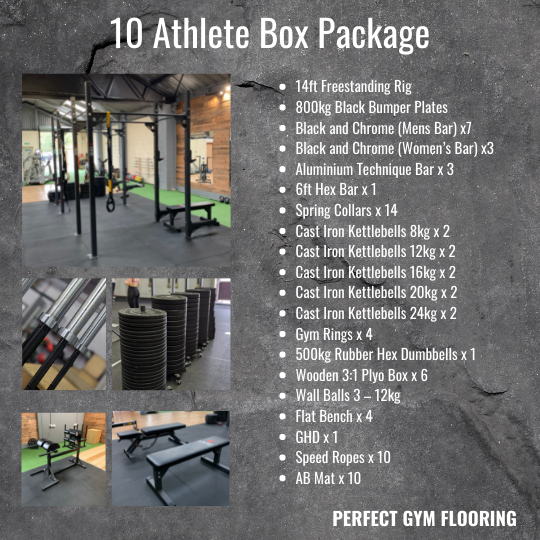 10 Athlete Box Package – Perfect Gym Flooring